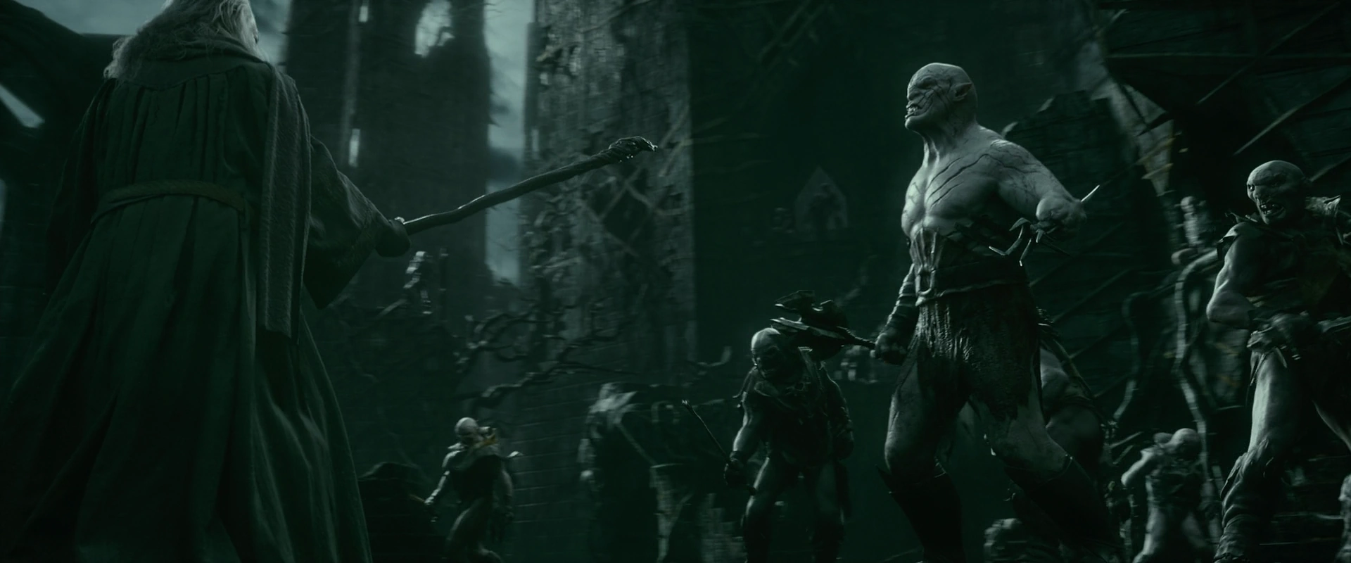 Image - Gandalf vs. Azog.png - Peter Jackson's The Hobbit Wiki