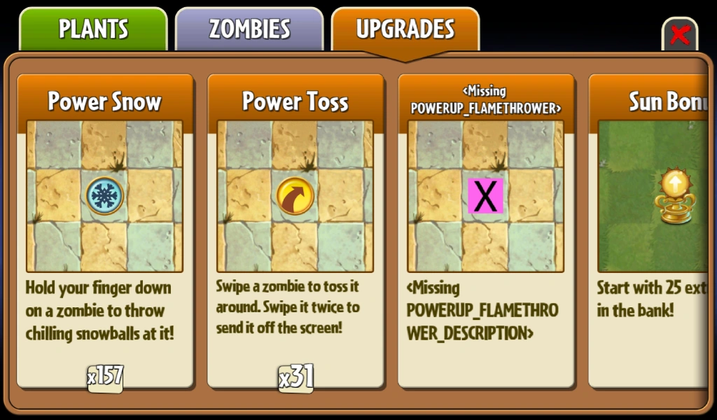 Zombie Plants Vszombies Almanac