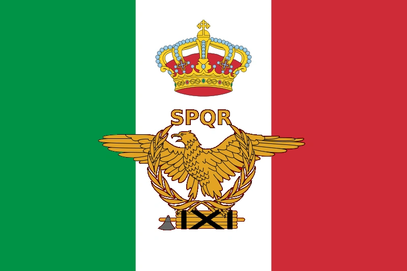 Image - Flag of the New Roman Empire or Italy.png - Future