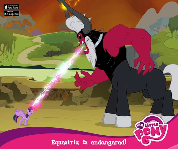 Image - Gameloft Lord Tirek Promo.png - My Little Pony Friendship is ...